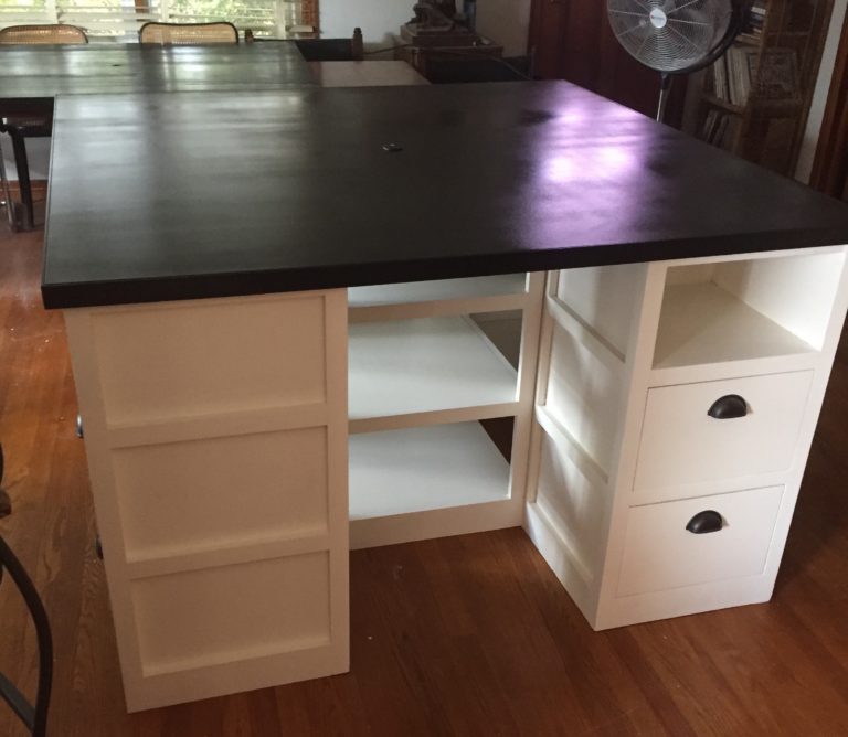 Quad desk – Rambling Road Designs — Renovation, Custom Furniture, & More